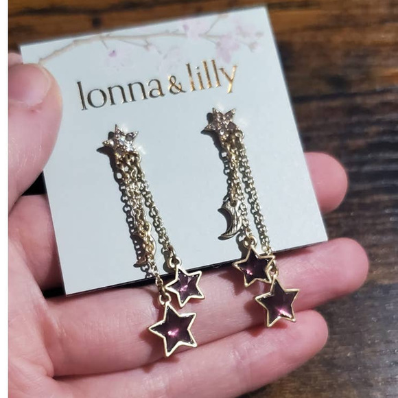 lonna & lilly | Jewelry | New Lonna Lilly Goldtone Mixed Stone Star ...